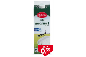 Milbona volle yoghurt voor €0,69 - Beste.nl