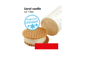 Ijsrol vanille nu voor €1,00 - Beste.nl