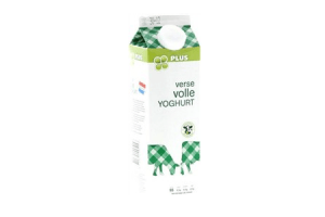 PLUS Volle Yoghurt of Vanillevla nu 2 voor €1,49 - Beste.nl